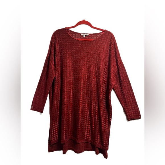 John Mark | Tops | John Mark Red Top | Poshmark
